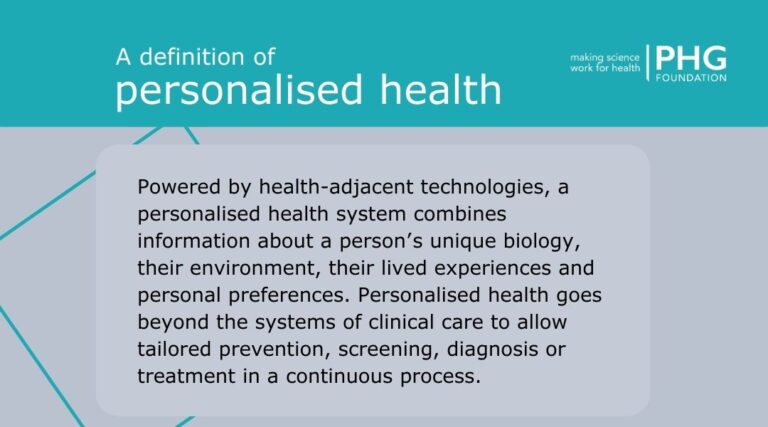 Personalised health - PHG Foundation