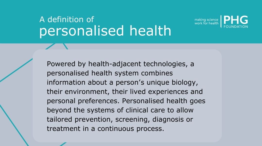 Personalised health - PHG Foundation